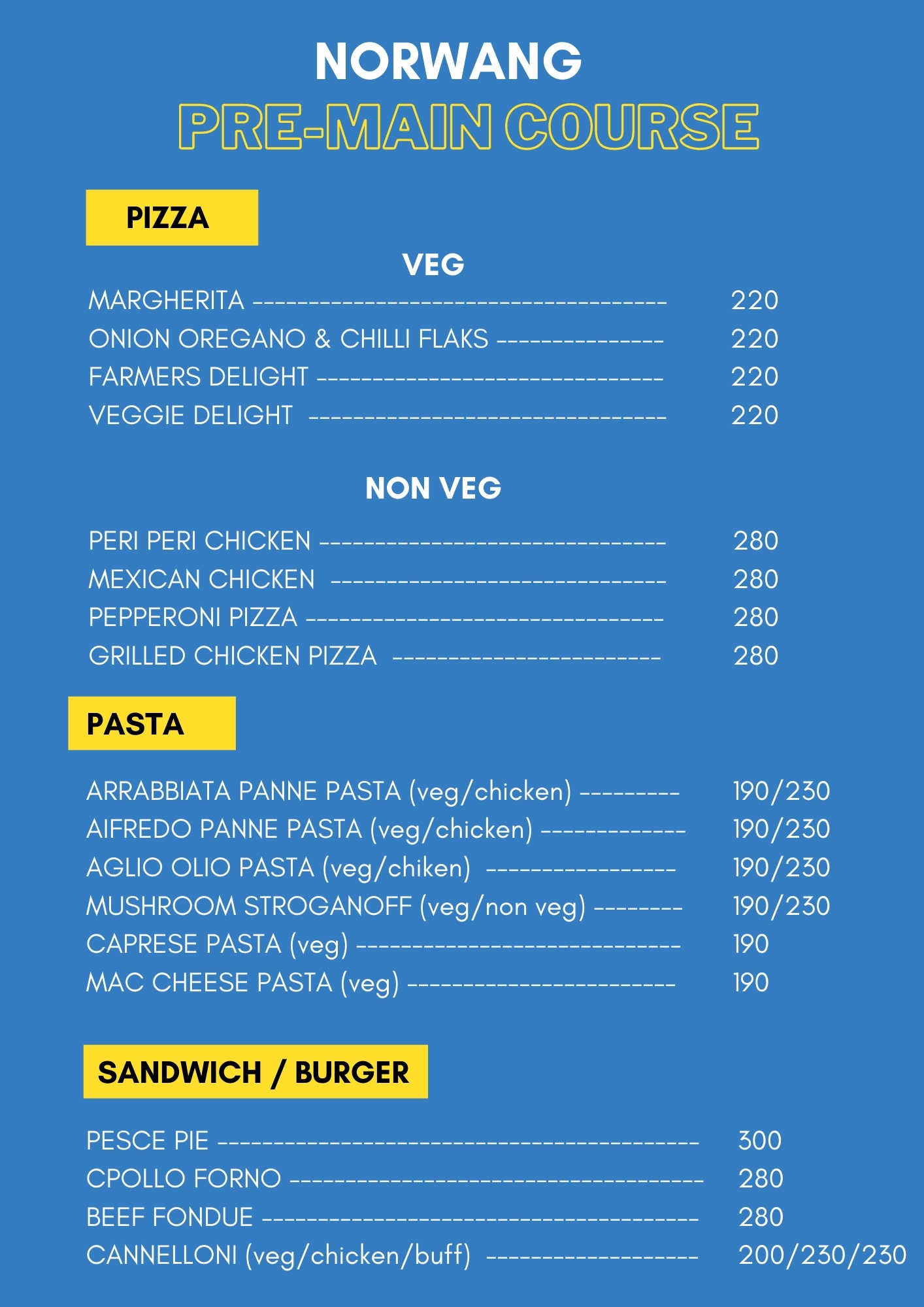 Norwang Cafe and Restaurant – Mini- Santorini