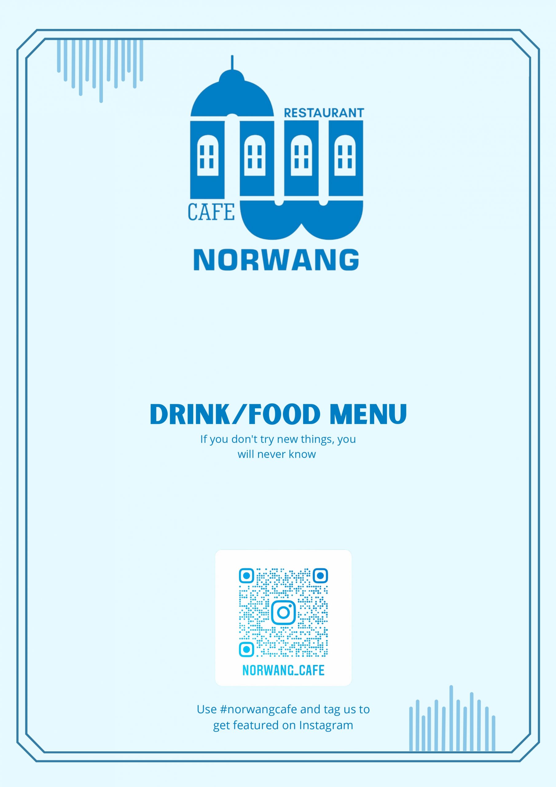 Menu – Norwang Cafe and Restaurant